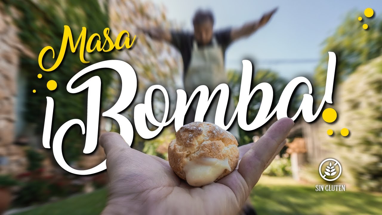 💣 BOMBAS de crema SIN TACC 💥 Masa bomba, profiteroles, pasta choux ...