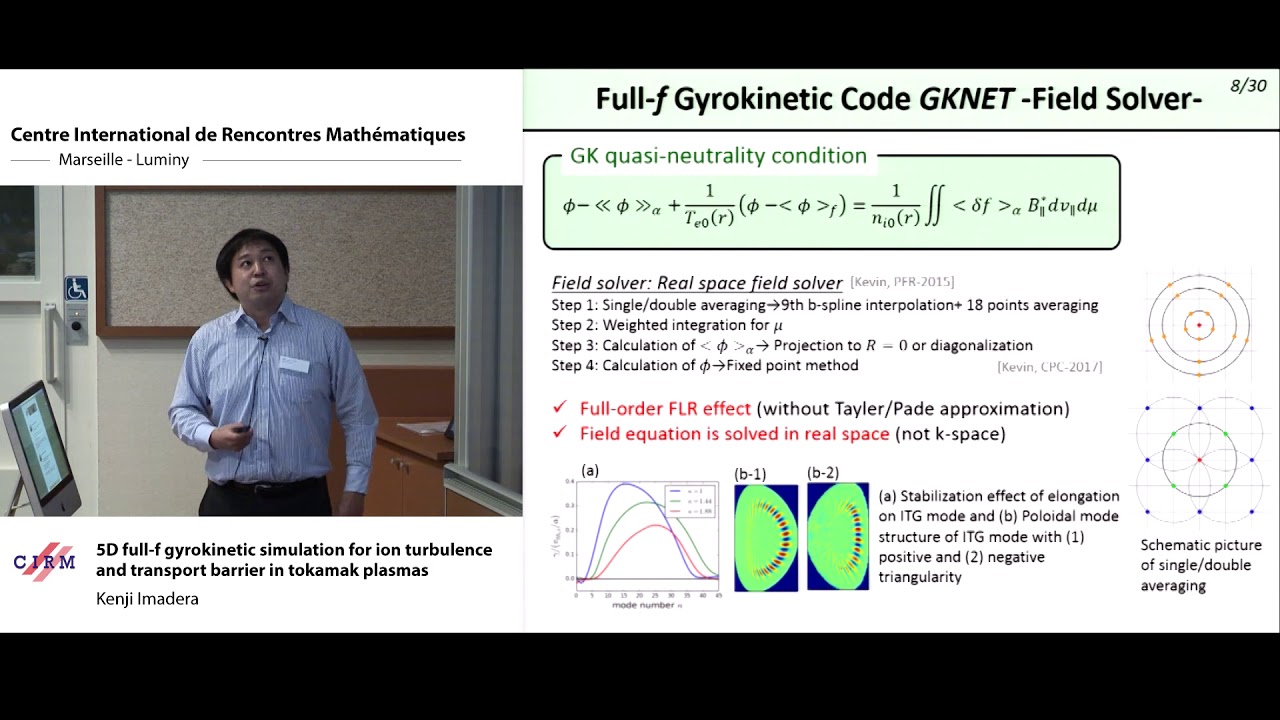 Kenji Imadera: 5D full-f gyrokinetic simulation for ion turbulence and ...