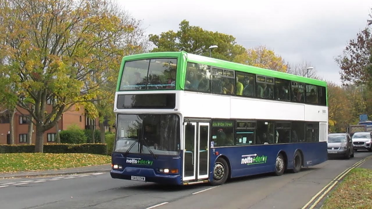 Notts & Derby Uni Buses November 2018 - YouTube