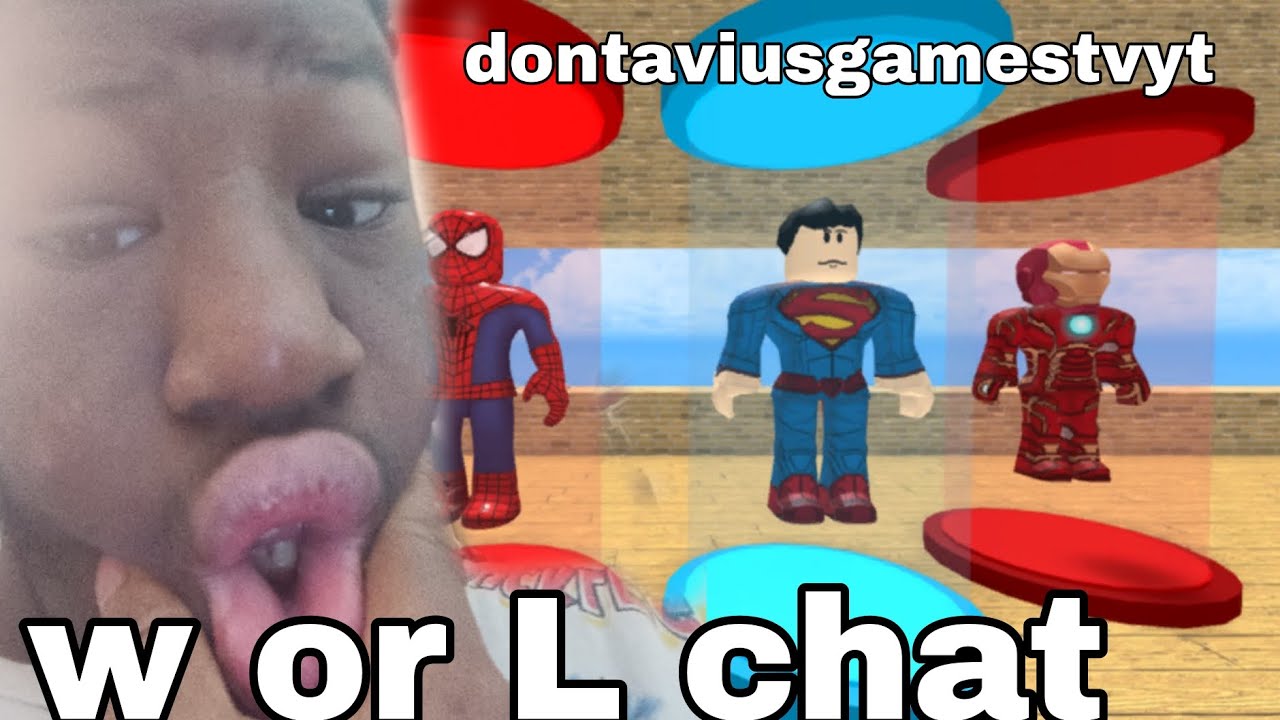 W or L chat? | dontavius plays superhero tycoon (funny moments) - YouTube