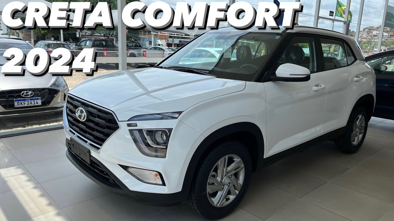 Hyundai Creta Comfort 1.0 TGDI 2024 - Versão de entrada 1.0 Turbo do Creta vale 137 MIL Reias ...