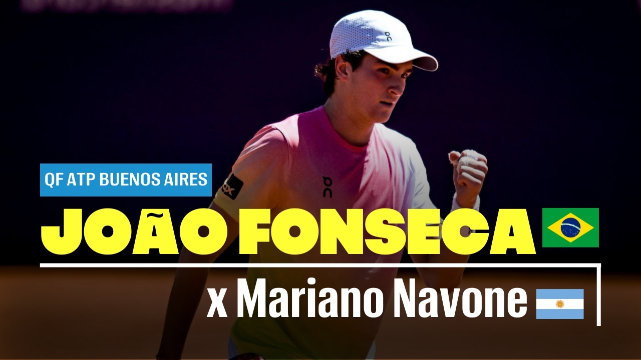 JOÃO FONSECA x Mariano Navone | ATP Buenos Aires (Quartas) | Live React - YouTube