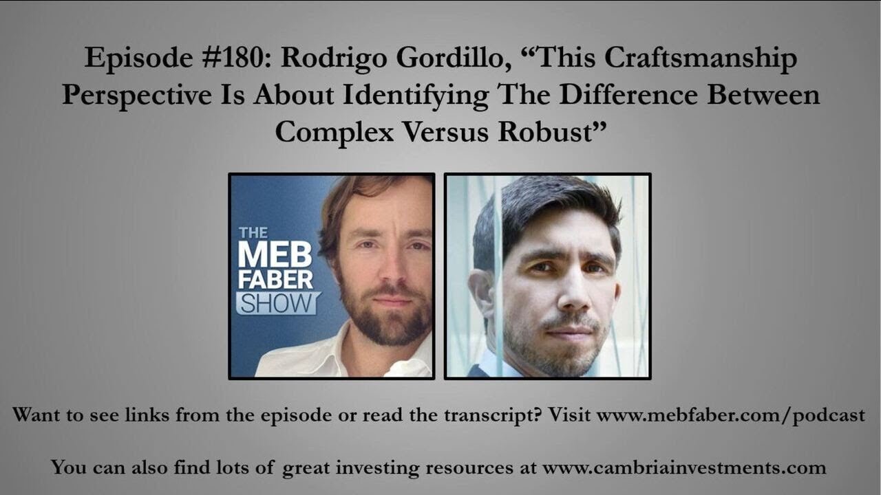 Rodrigo Gordillo - This Craftsmanship Perspective Is About Identifying ...