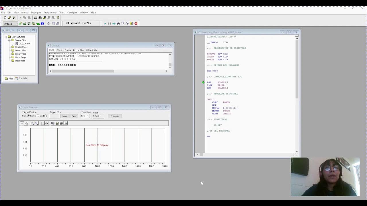 Programa 0.3: Prender y apagar LED x4 (3CT) - YouTube