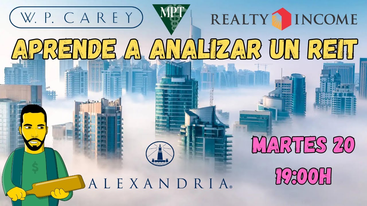 🔎APRENDE a ANALIZAR un REIT siguiendo estas REGLAS🏥🏭🏢 $O $ARE $WPC $MPW ...