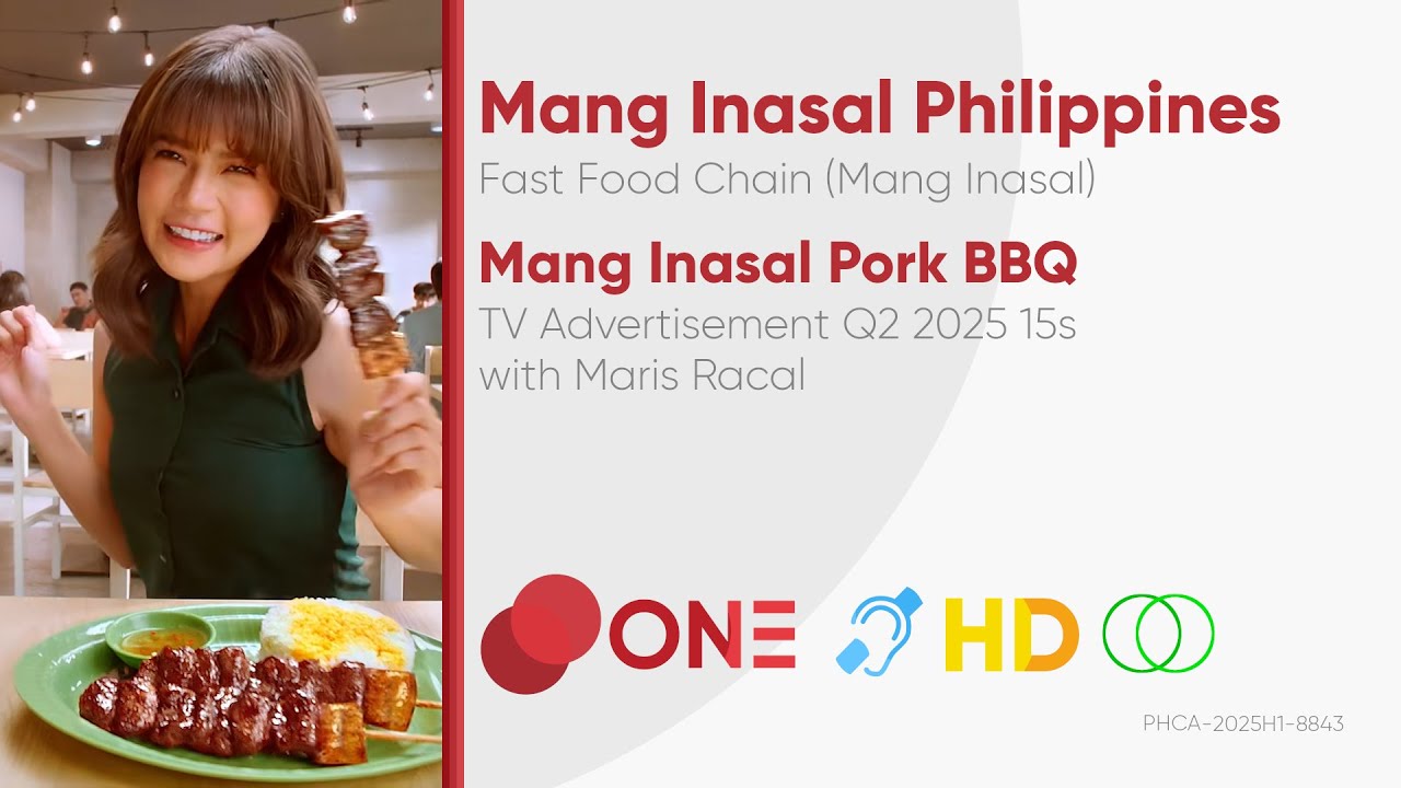 Mang Inasal Pork BBQ TV Ad Q2 2025 15s with Maris Racal (Philippines ...