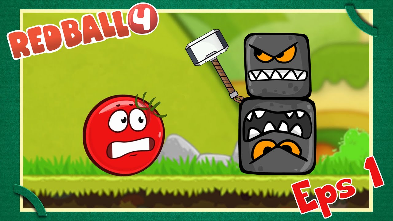 Red Ball 4 Animation Tomato Hero In Green Hill Vs 100 Boss Stage 1 ...