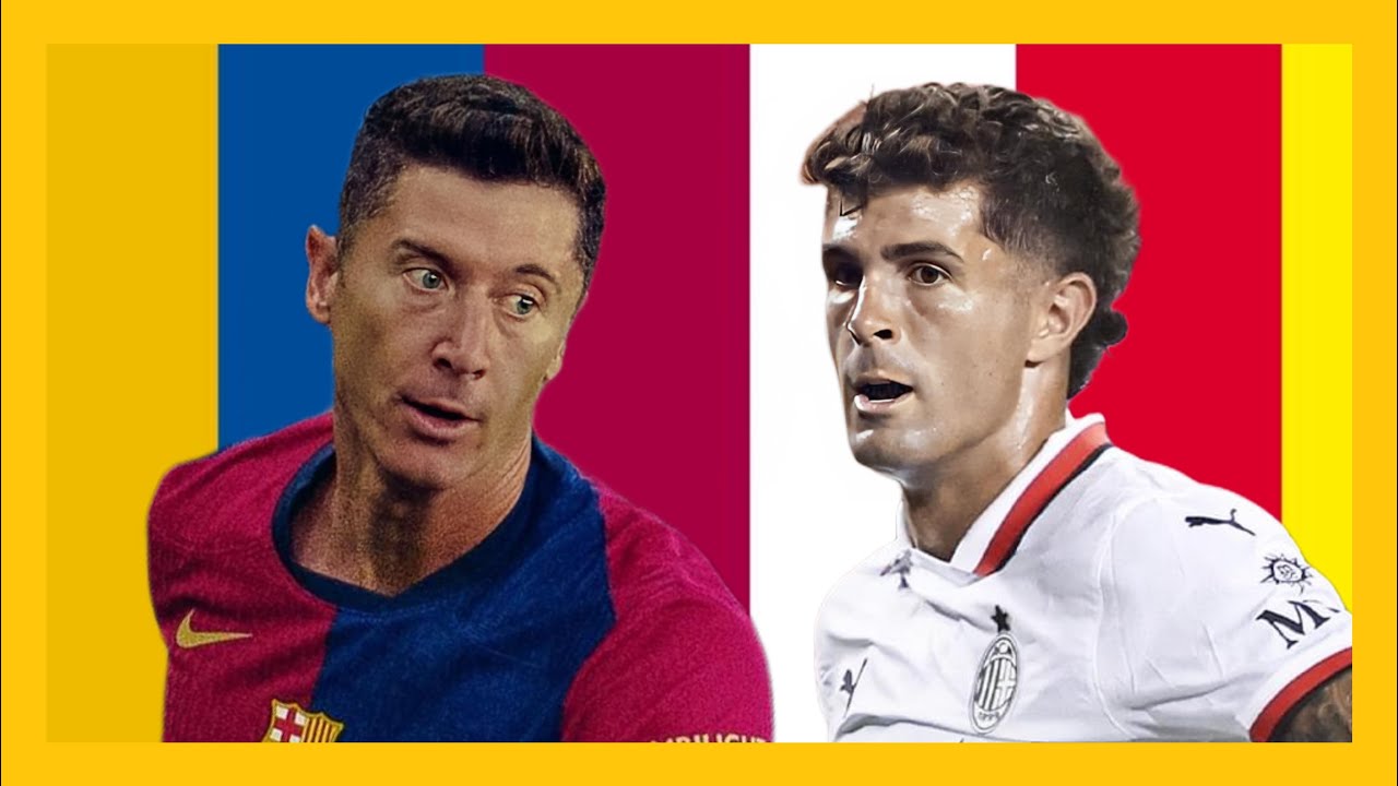 Lewandowski Shines, But Penalties Decide: Barcelona vs. ACMilan ...