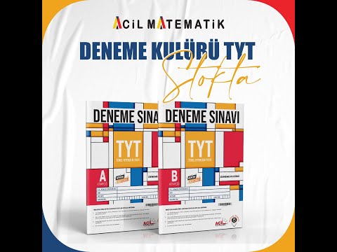 ⭐ TYT Matematik A-33 | B-31 Soru Çözümü ⭐ TÜRKİYE GENELİ - ACİL YAYINLARI DENEME KULÜBÜ 🔥