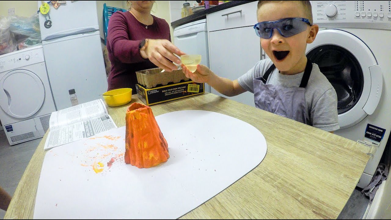 NATIONAL GEOGRAPHIC HOMEMADE VOLCANO - YouTube