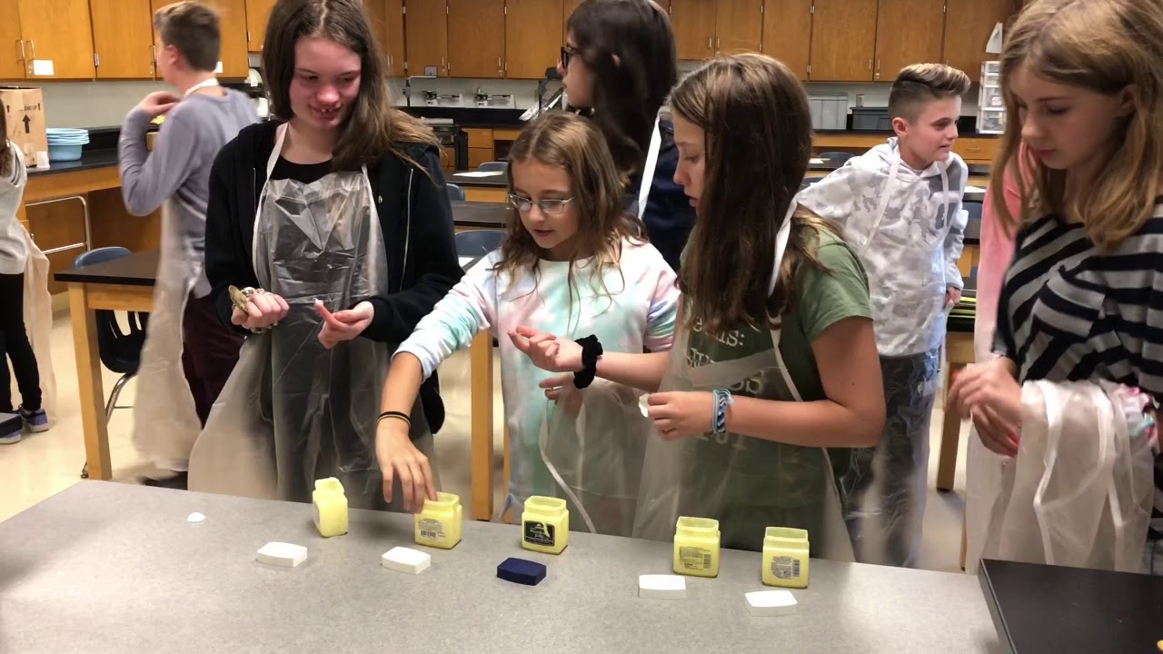 Making Mold & Cast Fossils in Mrs. Davis’ Science Class - YouTube