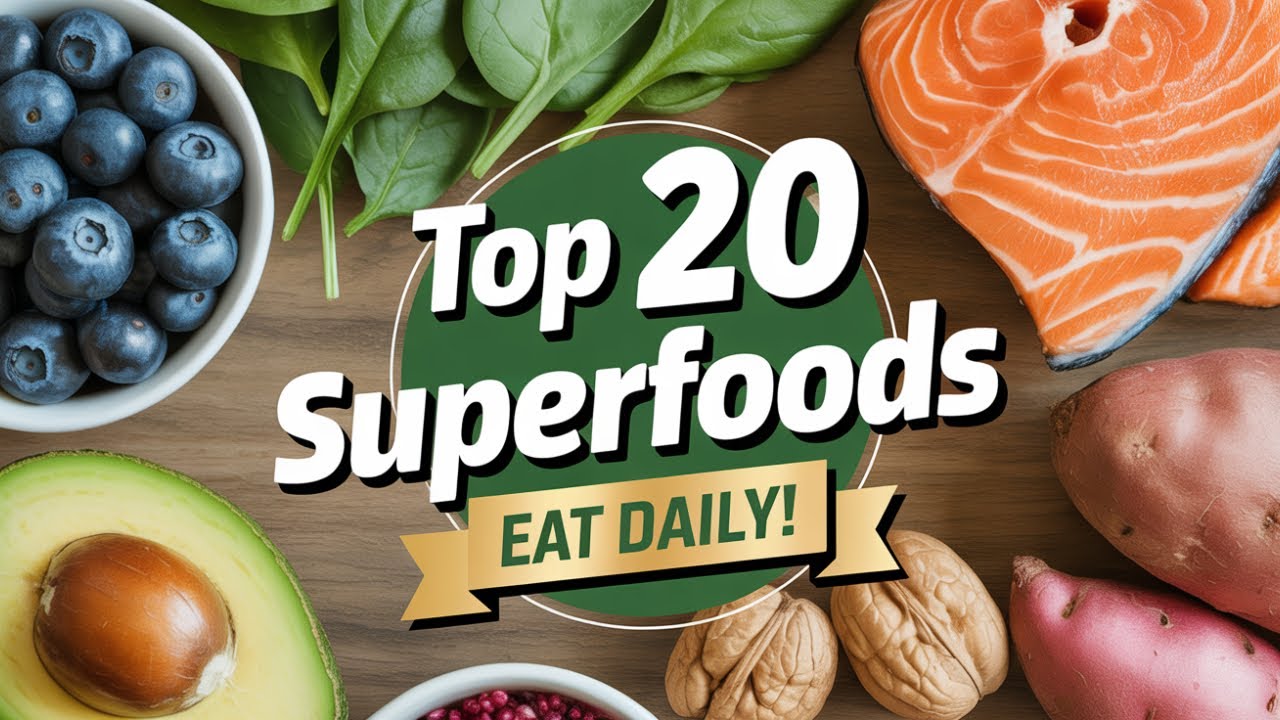 Top 20 Super Foods You Should Eat Daily To Boost Your Energy - YouTube