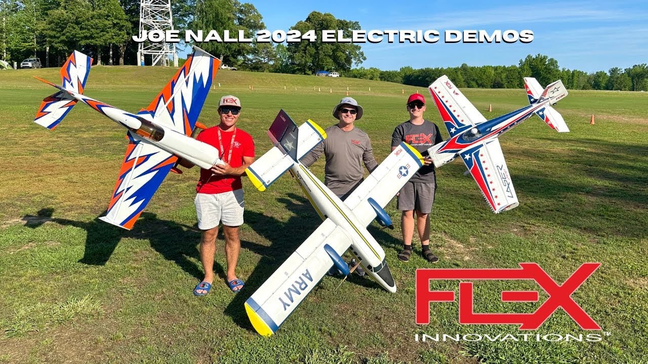 Flex Innovations Electric Demos at Joe Nall 2024 - YouTube