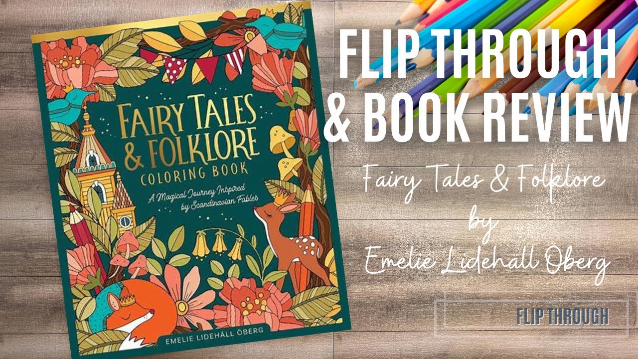BOOK REVIEW & FLIP THROUGH | Fairy Tales & Folklore by Emelie Lidehäll ...