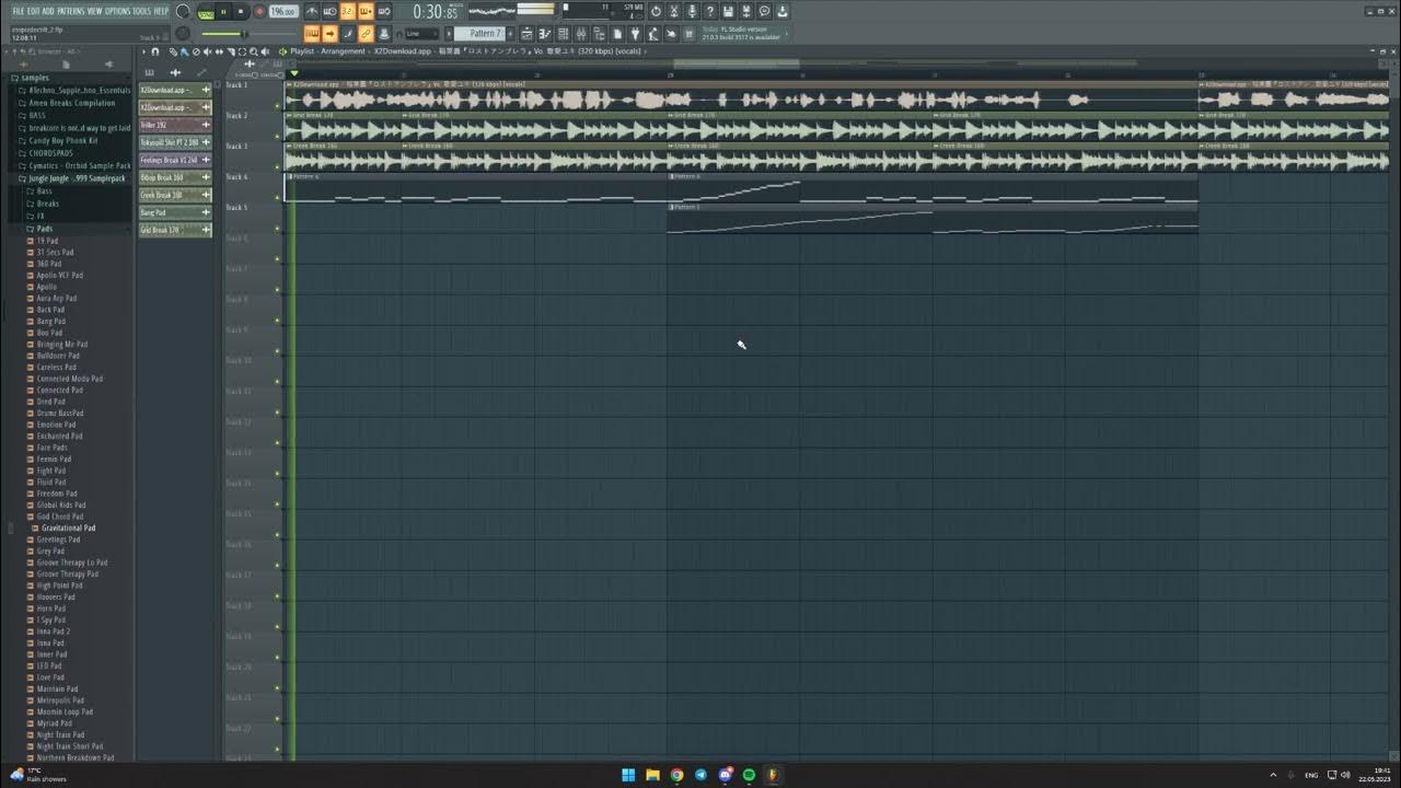 lost umbrella with random break chops - YouTube
