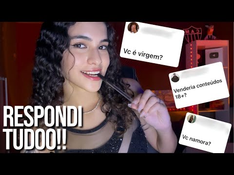 ASMR | RESPONDENDO PERGUNTAS E CONTANDO HISTÓRIAS 🗣️