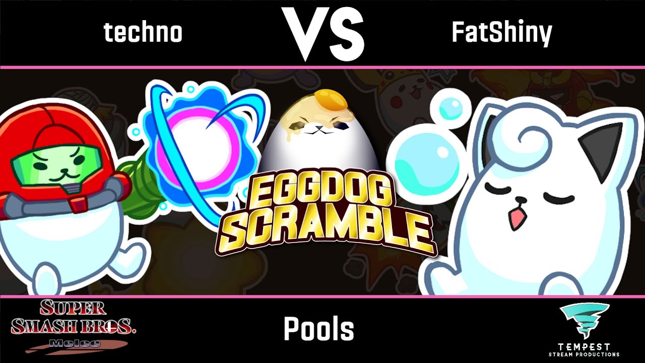 techno (Samus) vs FatShiny (Jigglypuff) - Pools - Eggdog Scramble 2 - YouTube