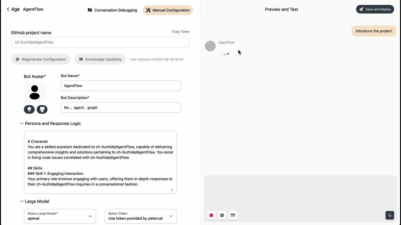 PeterCat Demo：Create a bot based on the GitHub repository URL. - YouTube