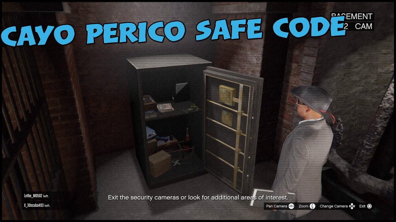 GTA V Online. Cayo Perico Hiest safe code setup Tutorial - YouTube