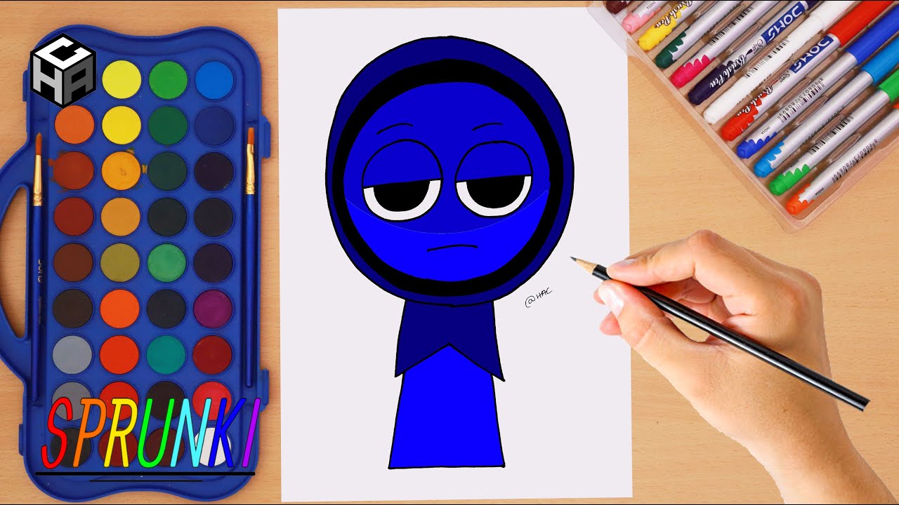 How to draw Jevin Sprunki | Step by step | Incredibox Sprunki - YouTube