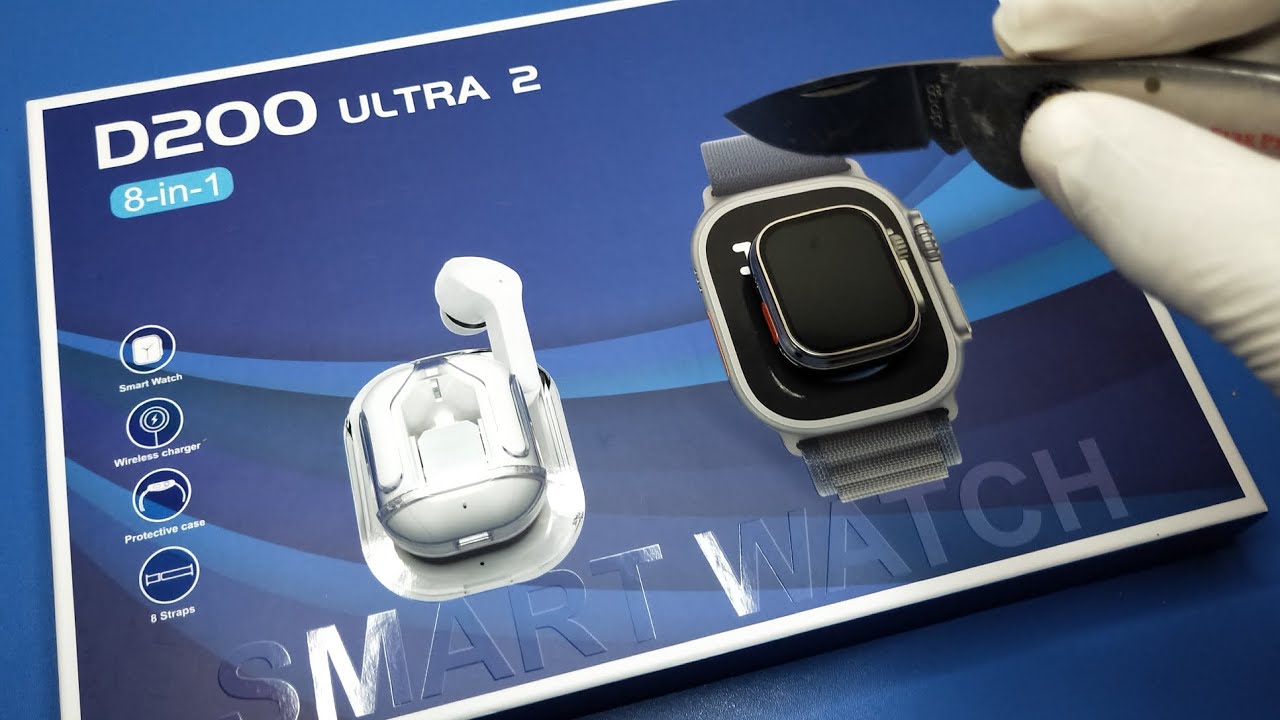 D200 Ultra watch⏱️| Unboxing | ASMR video - YouTube