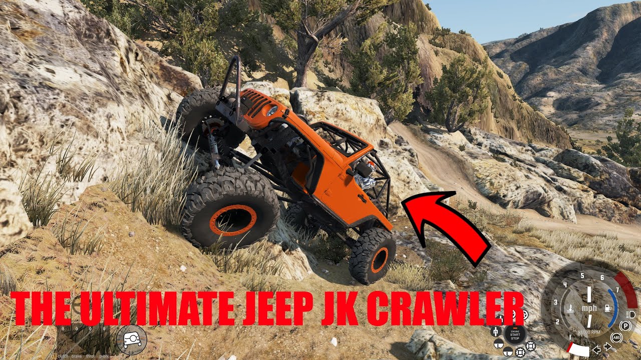 Ultimate Jeep JK Crawler | BeamNG.Drive - YouTube