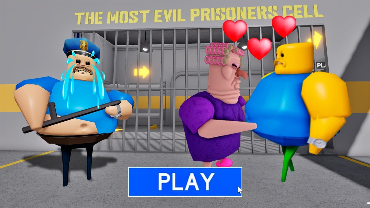 SECRET UPDATE | NOOB BARRY FALL IN LOVE WITH GRUMPY GRAN? OBBY ROBLOX # ...