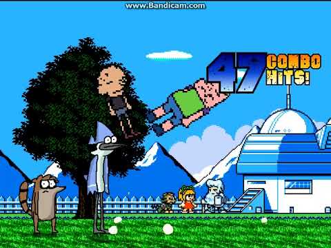 MUGEN battle #6213: Clarence & Sumo vs Mordecai & Rigby