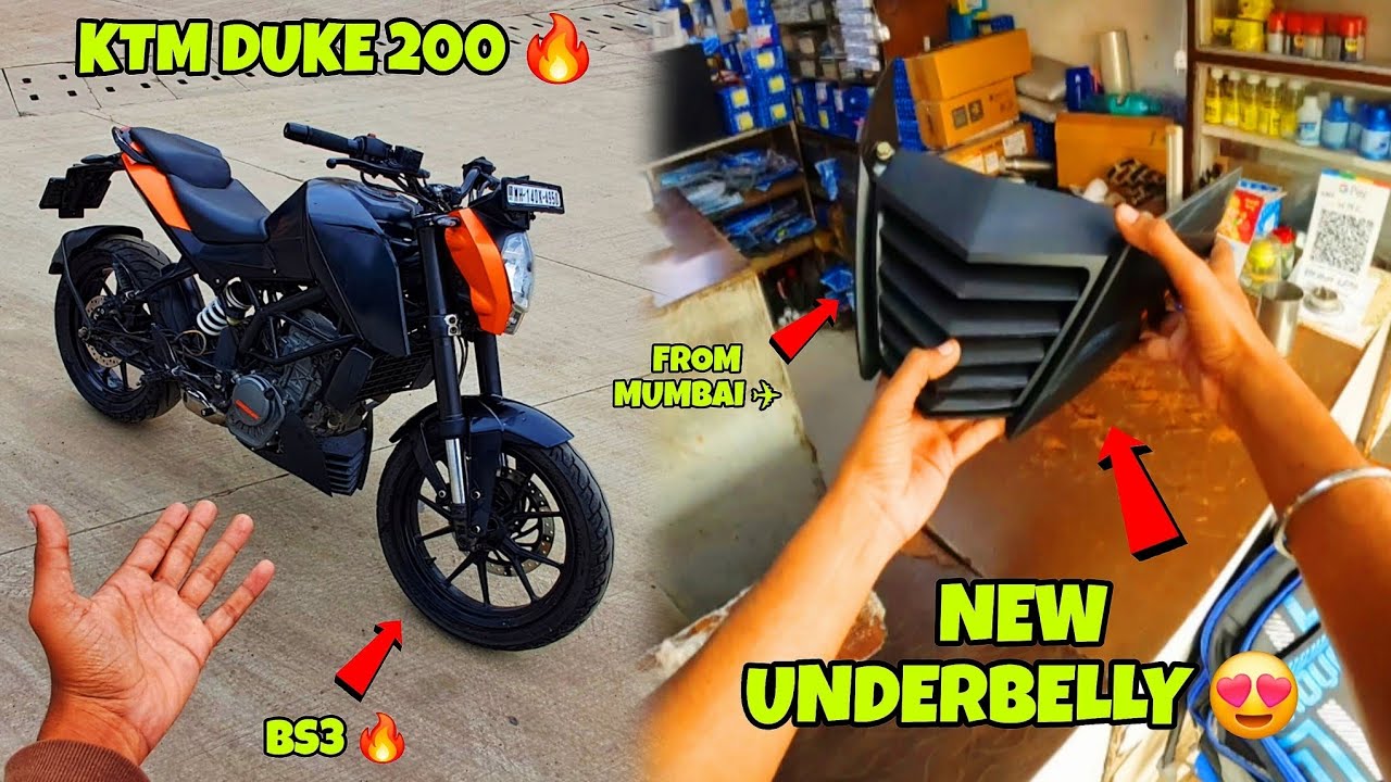 Finally Mumbai Se Apni Ktm Duke 200 Ki Underbelly Aa Gayi 😍 - YouTube