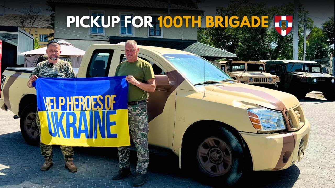 Pickup truck for the 100th Separate Mechanized Brigade delivered | Help ...