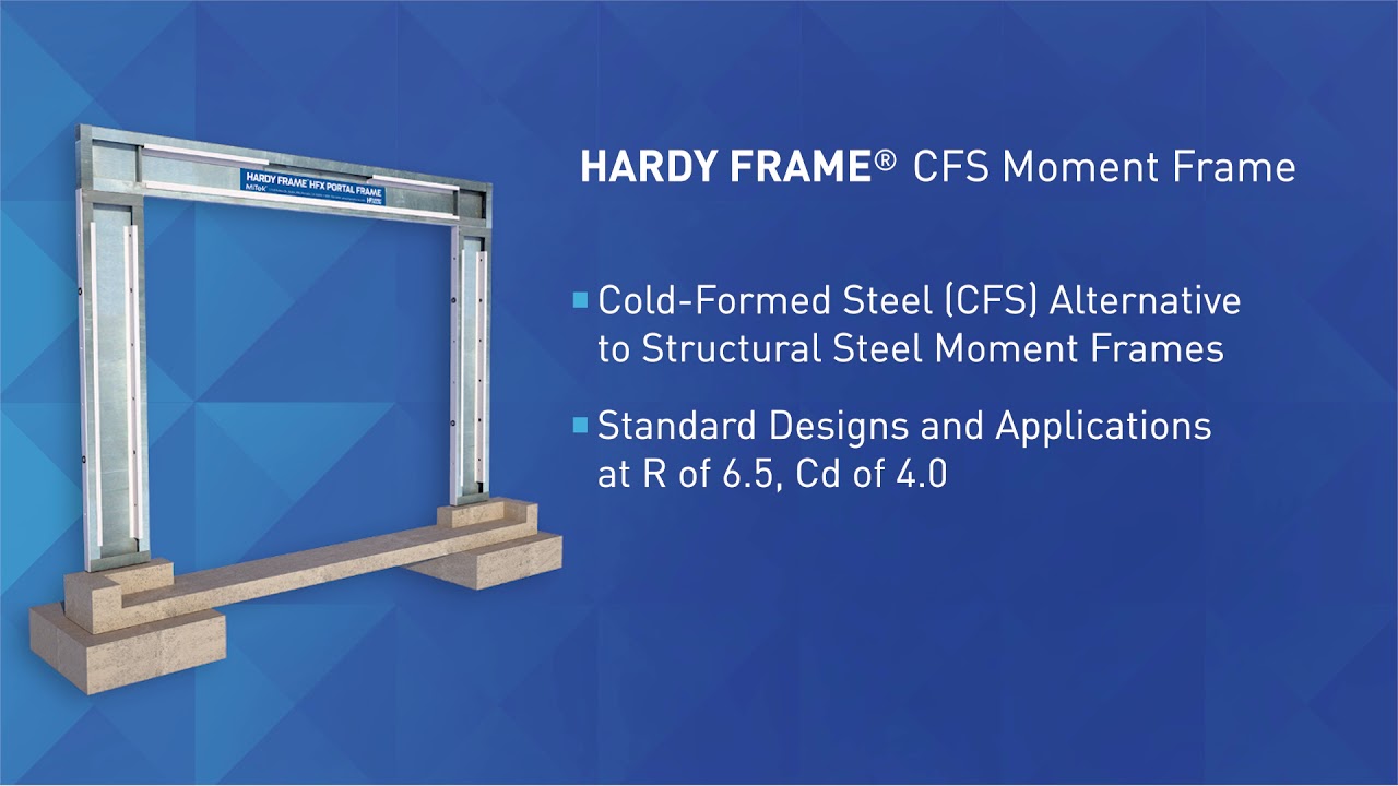 MiTek CFS Moment Frame - YouTube