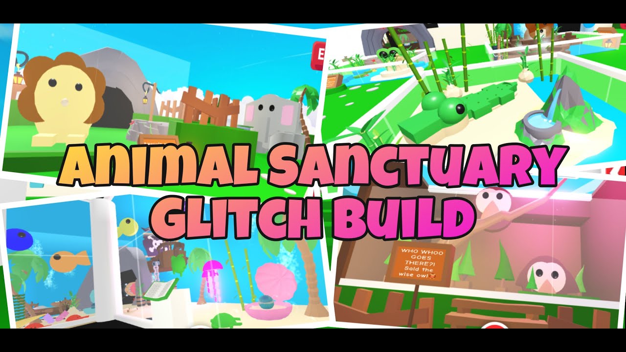 MY ANIMAL SANCTUARY *GLITCH BUILD* ADOPTME BUILD ON ROBLOX🐾 - YouTube