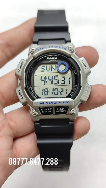 Casio WS-2100H-1A2 - YouTube