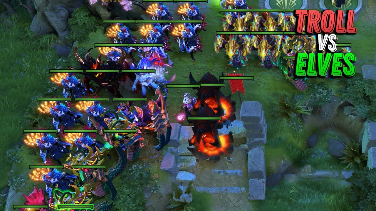 Full Base vs Full Troll Purchase in Troll VS Elves 3 (2023) - Dota 2 ...