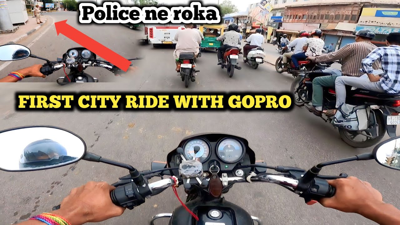 First City Ride With Gopro Hero 9 Black//Moto Vlogging// City Ride With ...