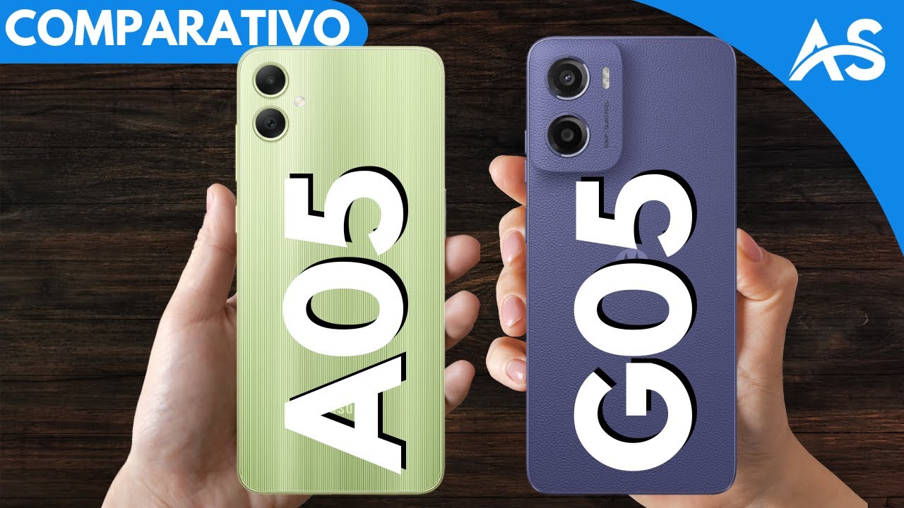 Samsung A05 VS Moto G05 - Comparativo - YouTube