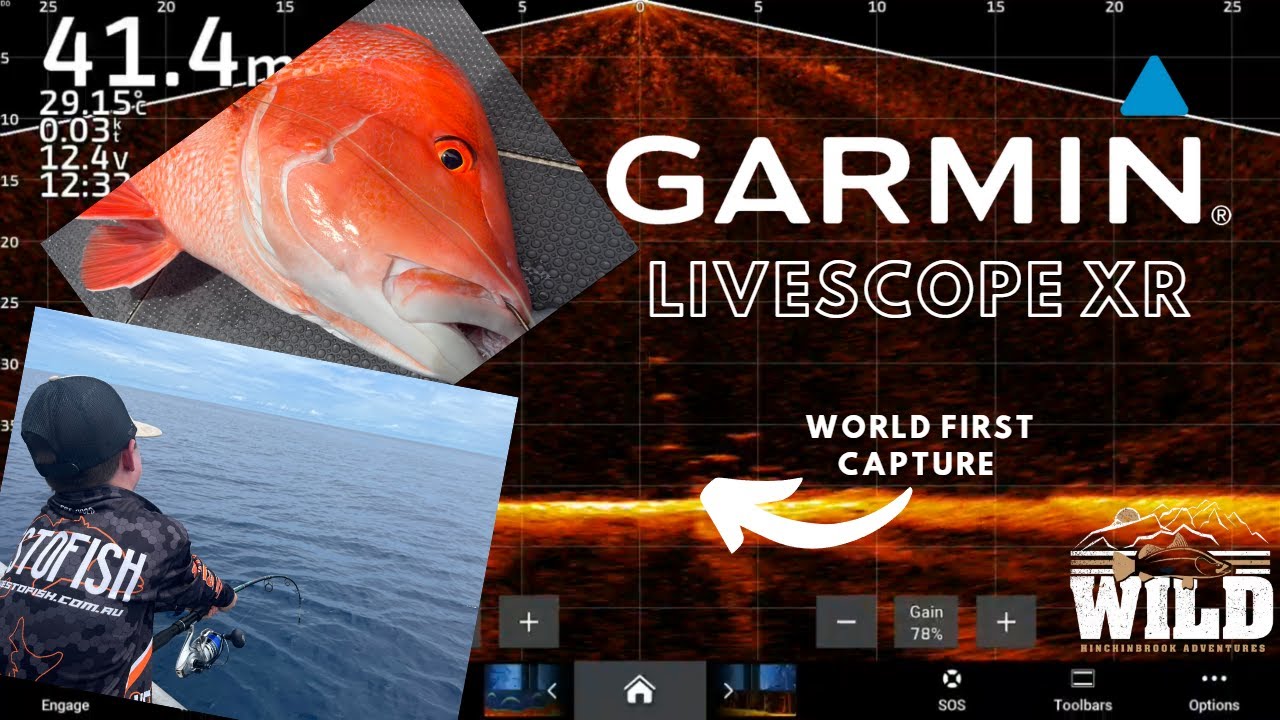 WORLD FIRST 'Red Emperor' Caught on GARMIN LIVESCOPE XR - YouTube