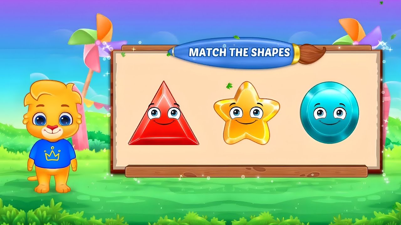 Matching and Building Shapes with Lucas and Friends | Colors and Shapes ...