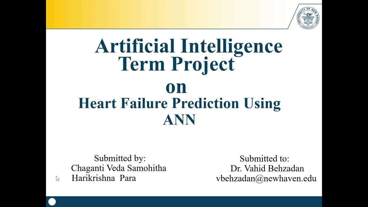 Heart failure prediction using ANN - YouTube