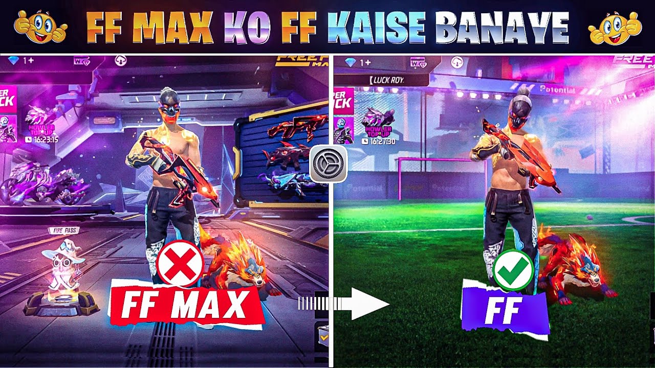 Free Fire Max Ko Normal Free Fire Kaise Banaye |How To change Loby In ...