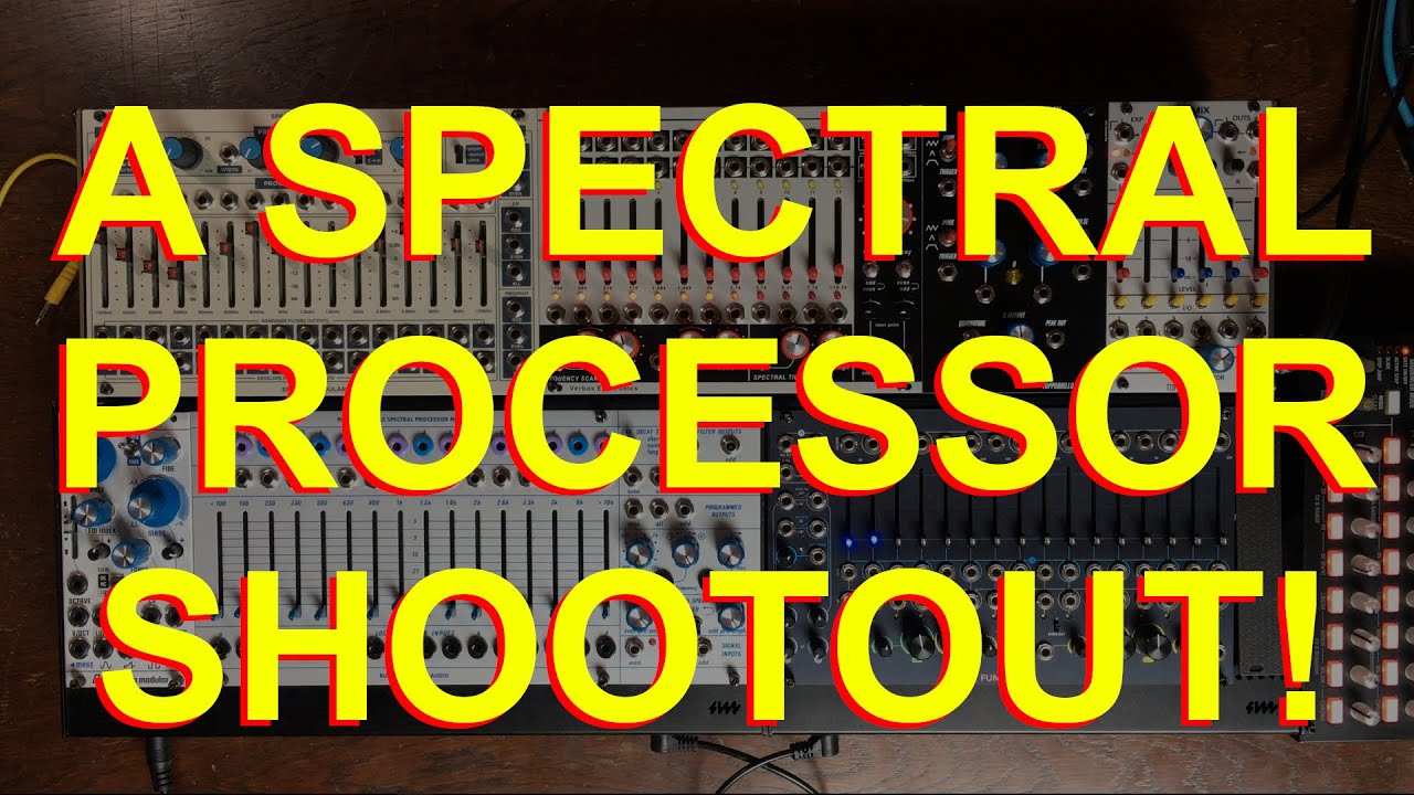 Spectral Processors - 296t vs Sputnik vs Fumana vs Bark Filter - YouTube