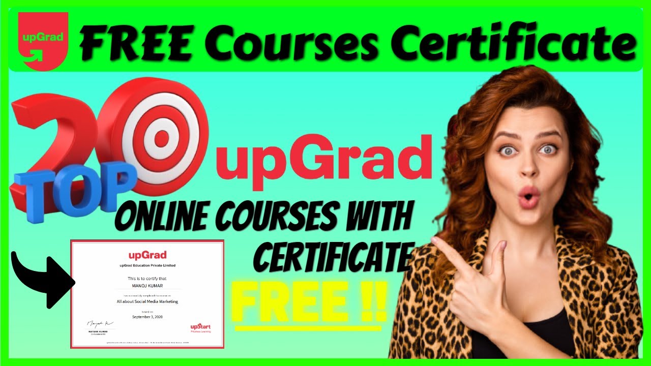 upGrad FREE Courses Certificate | FREE Online Courses | Upgrad FREE ...