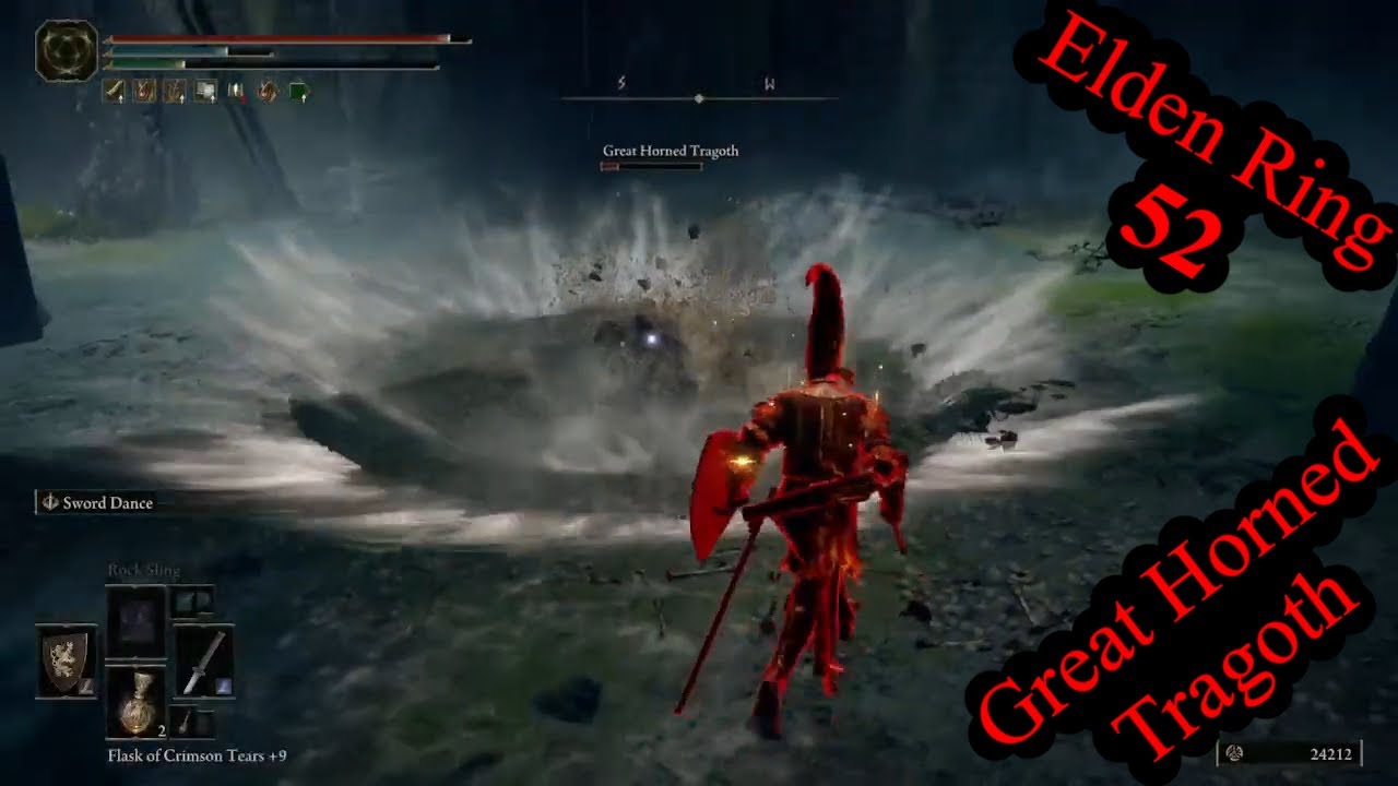 Elden Ring play-through 52, Great Horned Tragoth - YouTube