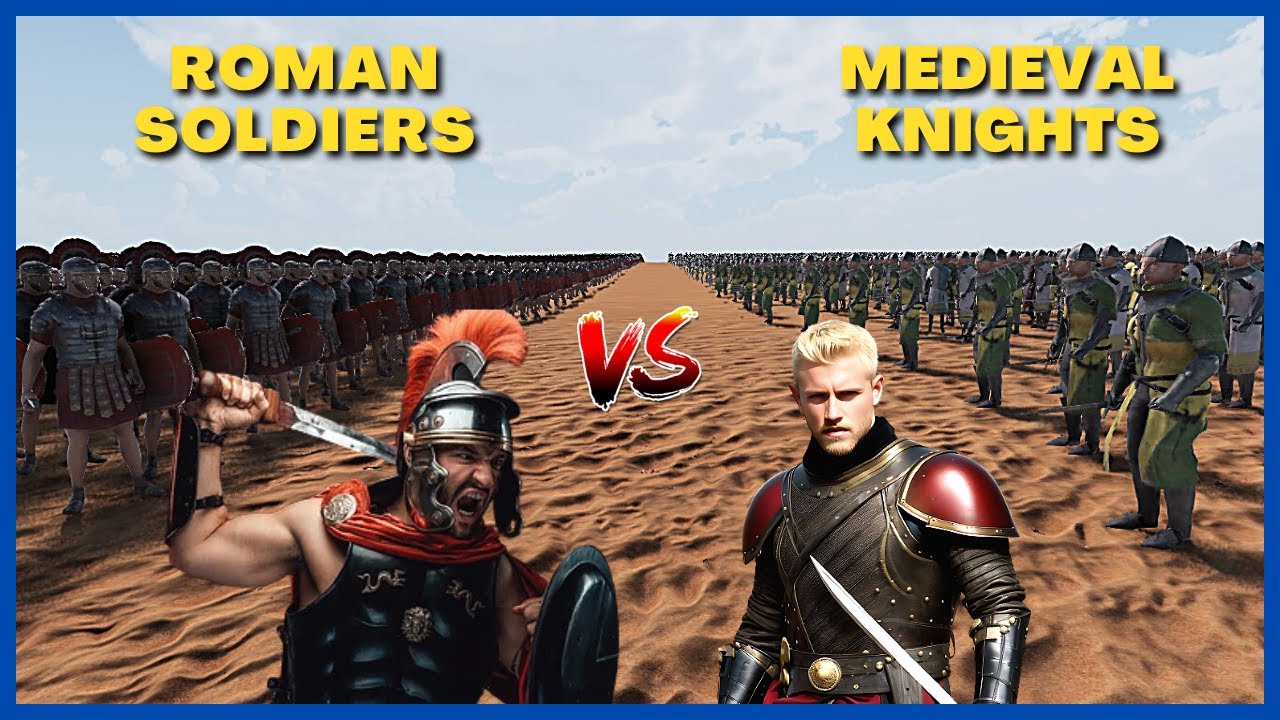 Can 8.000 Roman Soldiers confront 20.000 Medieval Knights (Footman ...
