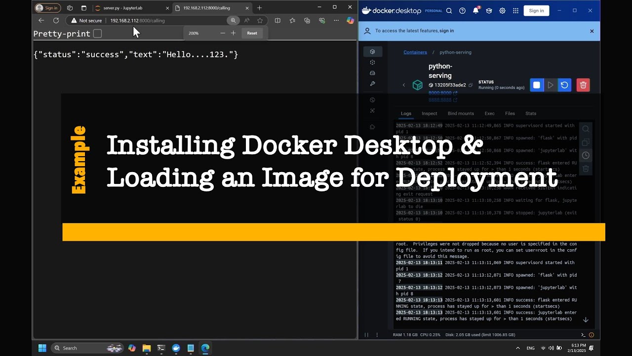 Installing Docker Desktop and Loading an Image for Deployment - YouTube