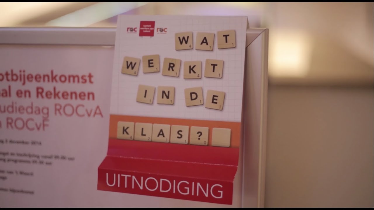 ROCvA en ROCvF Taal en Rekenconferentie - YouTube