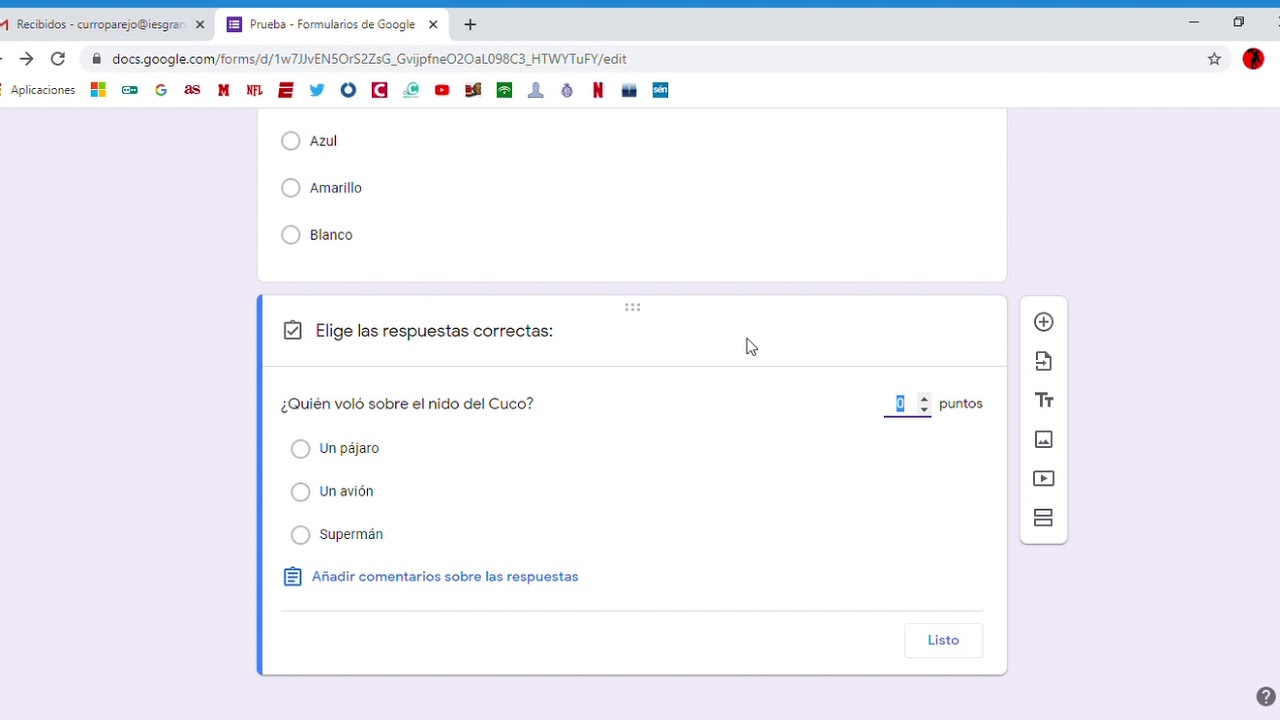 Cómo hacer un formulario en Google Form para mandar a Google Classroom ...