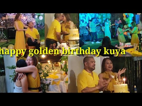 #goldenbirthdaycelebration kuya jerson/ arang lipaya Jud naho nalingaw KO mamajulieandfamily ...