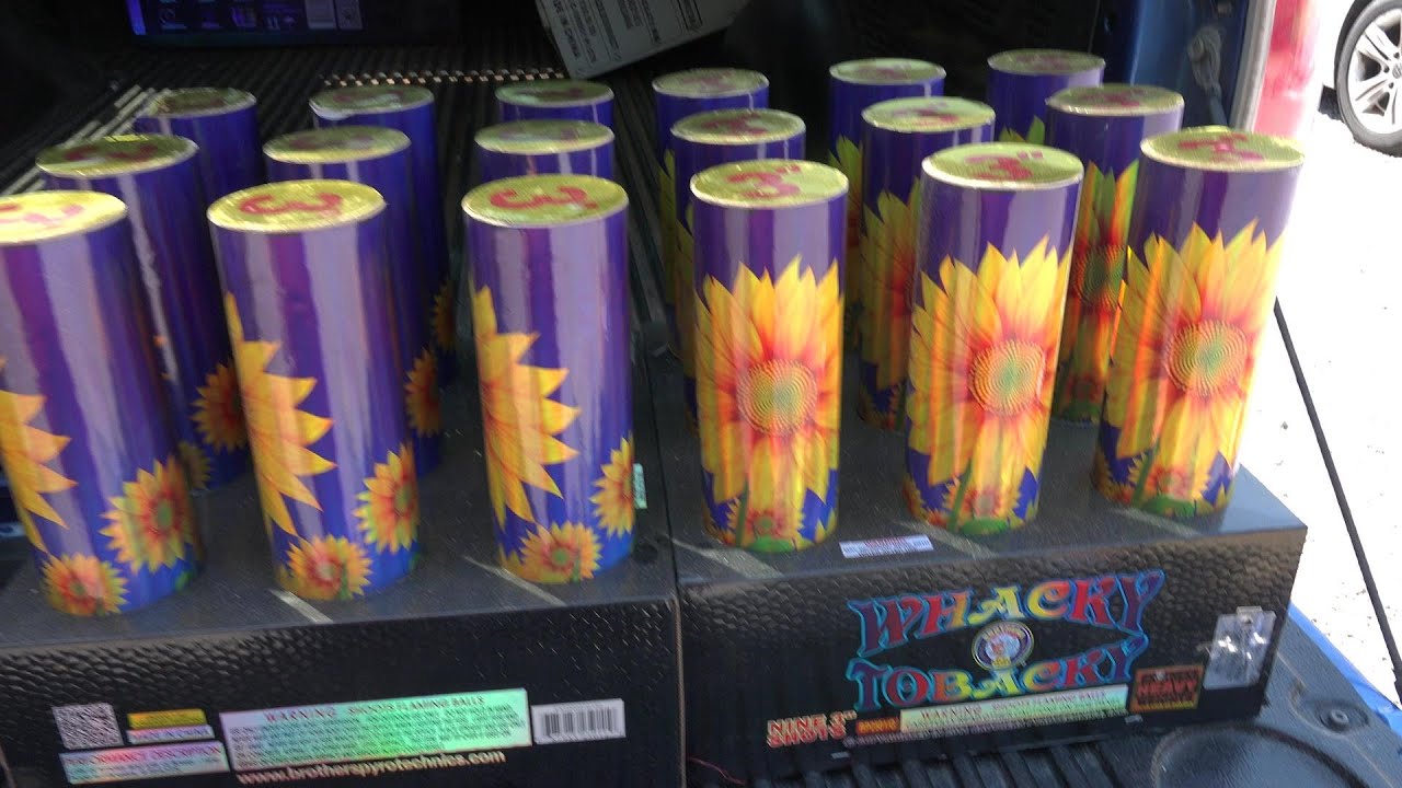 2x 3" WHACKY TOBACKY by BROTHERS PYROTECHNICS - YouTube