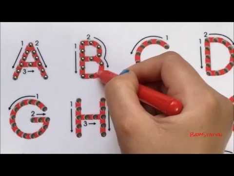 Learn to write ABCs with MagnaTab - By BabyStation - YouTube